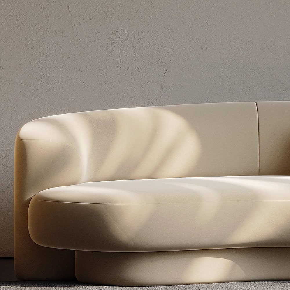 Patrick Suede Fabric 3-seater Sofa Special Designed Couch – VINTAGE ...