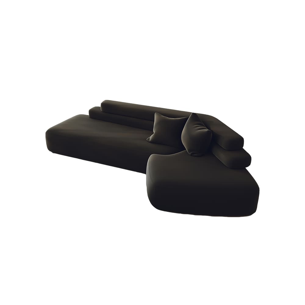 Saul Velvet 4 Seater Sofa Sectional Armless Couch – VINTAGE LIVING DESIGN