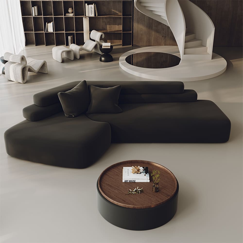 Saul Velvet 4 Seater Sofa Sectional Armless Couch – VINTAGE LIVING DESIGN