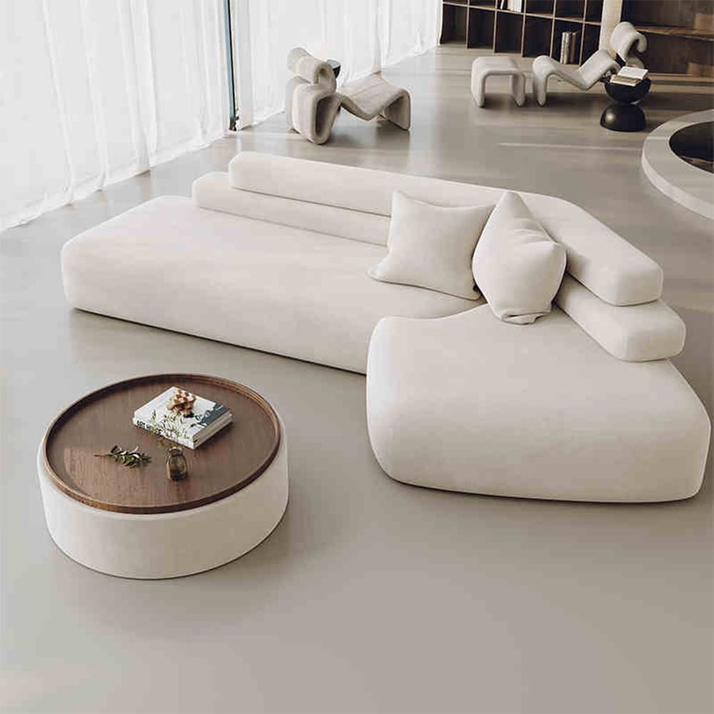 Saul Velvet 4 Seater Sofa Sectional Armless Couch – VINTAGE LIVING DESIGN