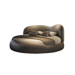 Tina Elastic Leather Round Floating Bed Frame – VINTAGE LIVING DESIGN