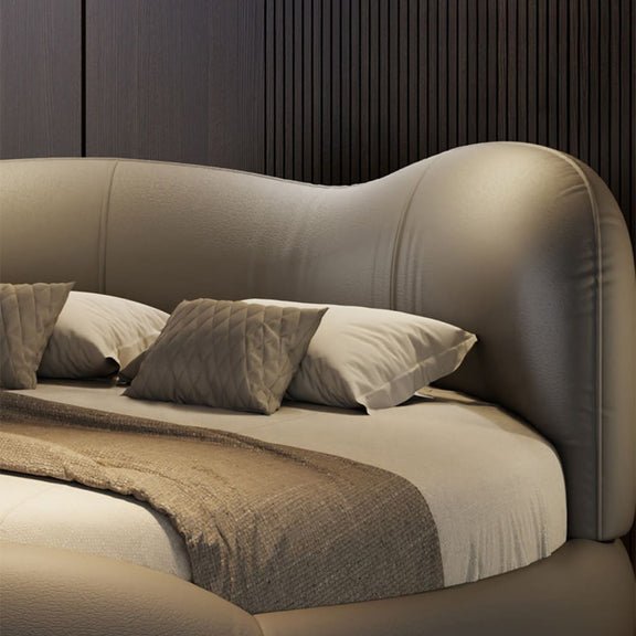 Tina Elastic Leather Round Floating Bed Frame – VINTAGE LIVING DESIGN